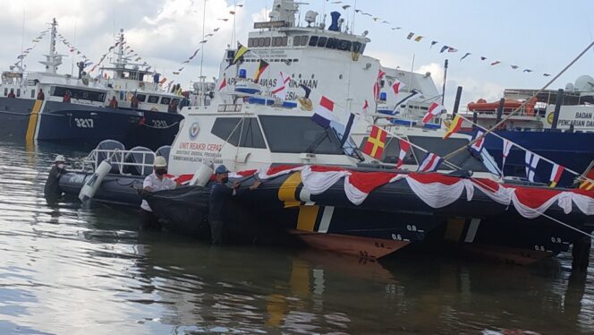 KKP Luncurkan 4 'Hiu Biru' di Batam, Armada Baru Pemburu Penyelundup