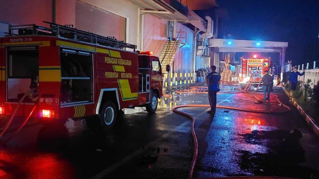 Kebakaran di PT PCI Panbil Batam, Kerugian Diperkirakan Miliaran Rupiah