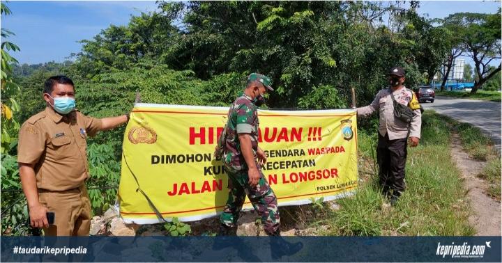 Jalan Raya Seraya Atas Batam Rawan Longsor, Pengendara Diminta Hati-hati