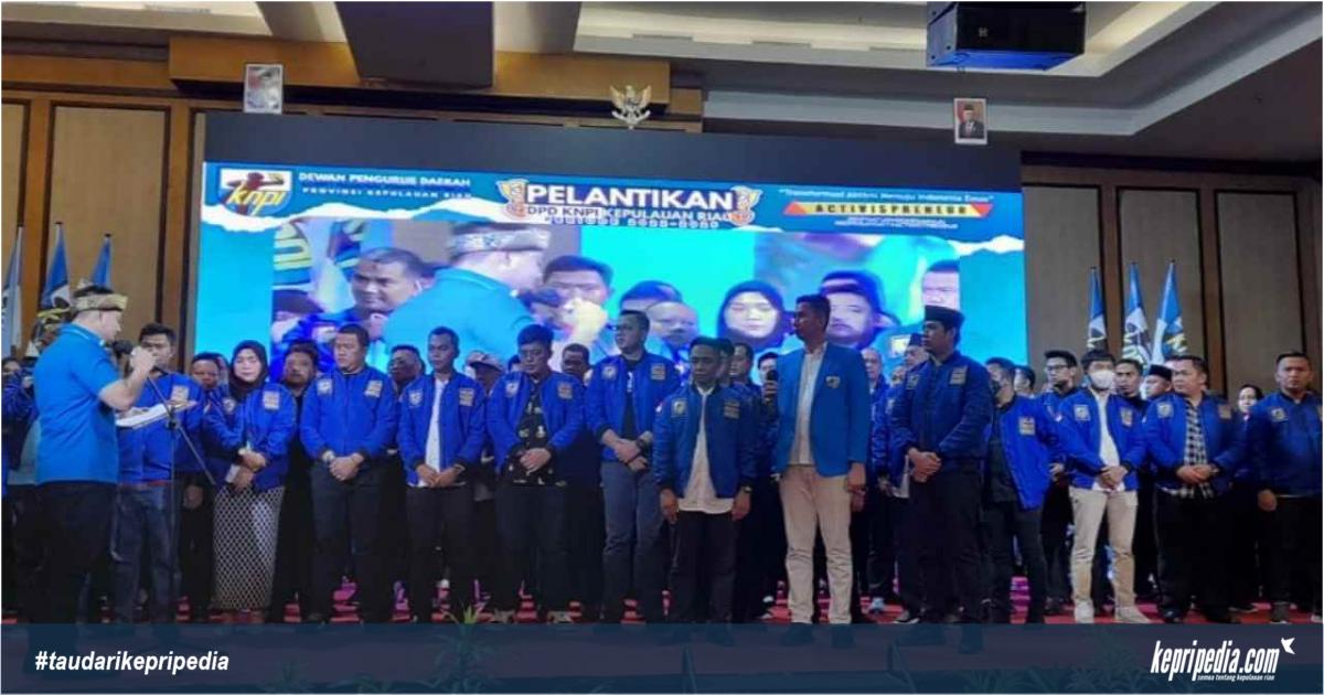 Ryano Panjaitan Lantik DPD KNPI Kepri Versi Teddy Nuh, Usung Gagasan ...