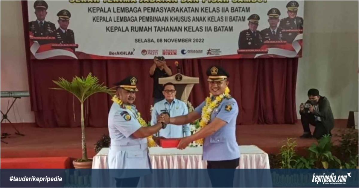 Yan Patmos Pindah ke Jambi, Ini Karutan Batam yang Baru