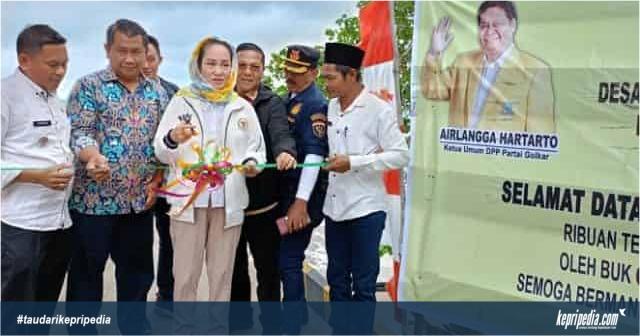 Resmikan Dermaga Perahu Desa Cemaga Selatan, Cen Sui Lan: Jika Terpilih ...