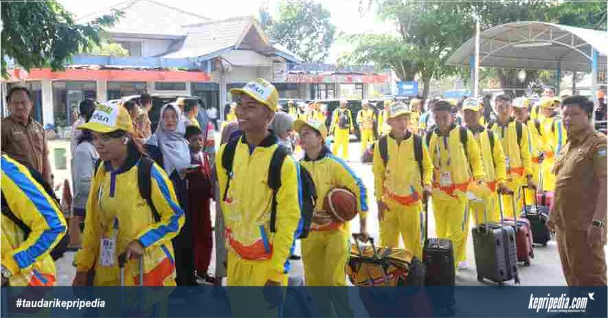 Optimis Ukir Prestasi, Roby Lepas 167 Atlet Kontingen Bintan Menuju ...